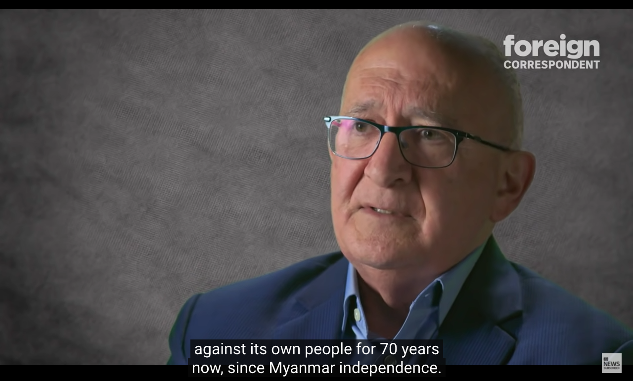 Chris Sidoti speaks with ABC: Foreign Correspondent - Special Advisory Council for Myanmar